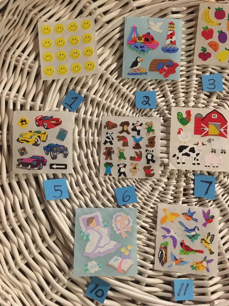 Sandylion Vintage Stickers 80s and 90s Cars Happy Face Birds Animals ...