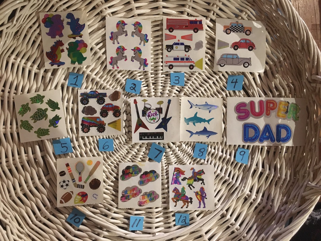 Sandylion Mylar Vintage Stickers- 80s 90s Stickers Dinosaur Unicorn ...