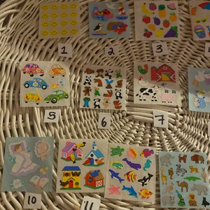 Sandylion Vintage Stickers 80s and 90s Cars Happy Face Birds Animals ...