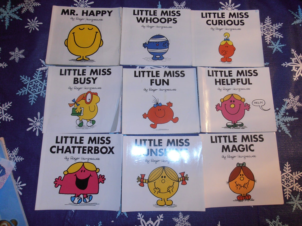 Little Miss and Mr Man Books Bundles YOU CHOOSE 80s Kid 90s - Etsy
