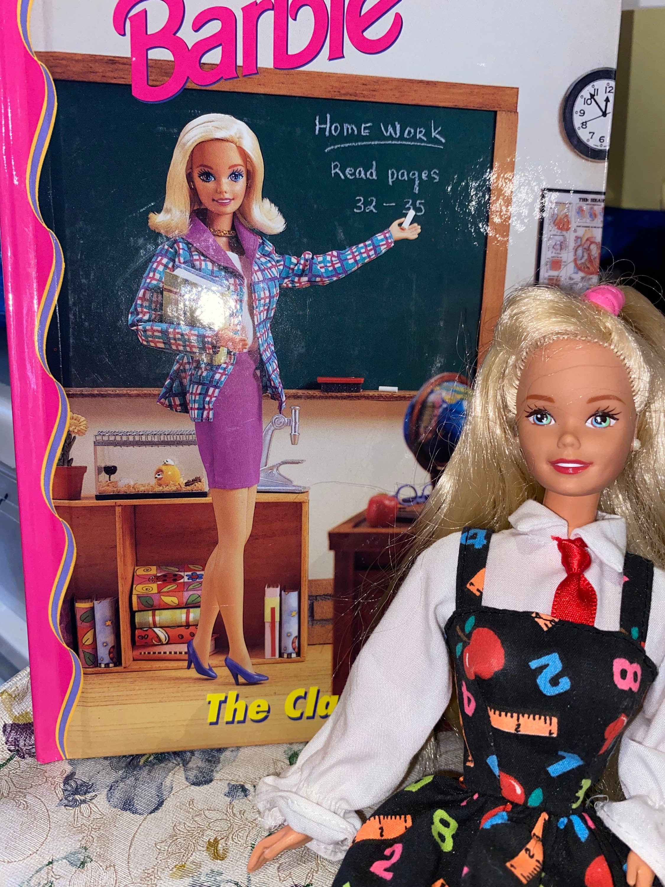 Barbie Teacher Doll Book Bundle 90s Barbie’s 90s Kids 80s Kids ...