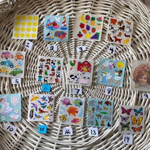 Sandylion Vintage Stickers 80s and 90s Cars Happy Face Birds Animals ...