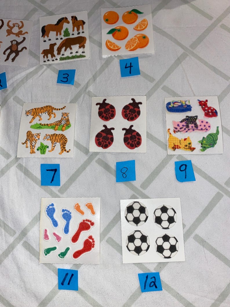 Sandylion Vintage Fuzzies Animal Stickers ~ You Choose 80s Kids 90s ...