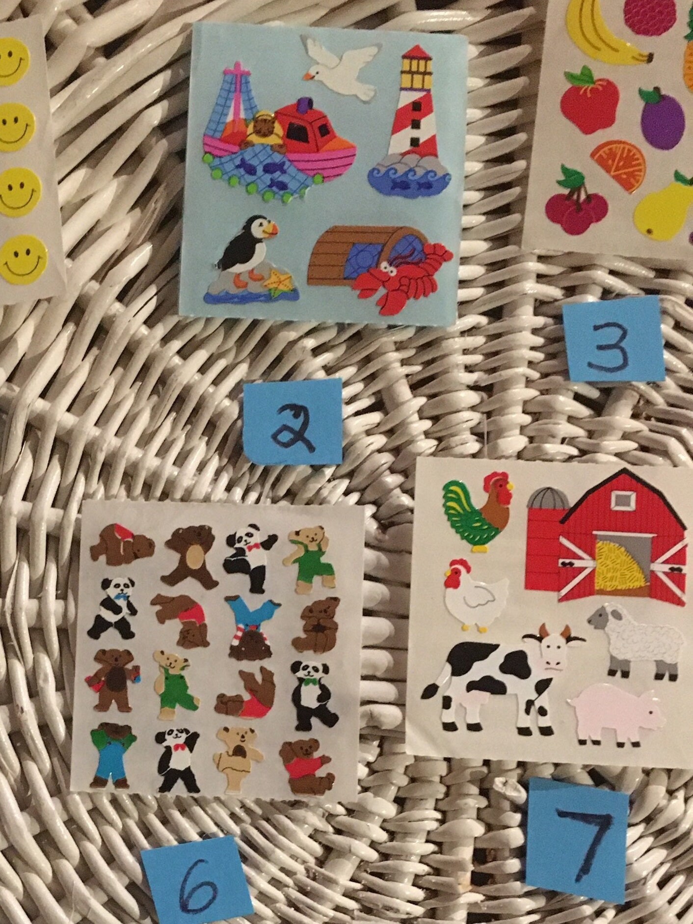 Sandylion Vintage Stickers 80s and 90s Cars Happy Face Birds Animals ...
