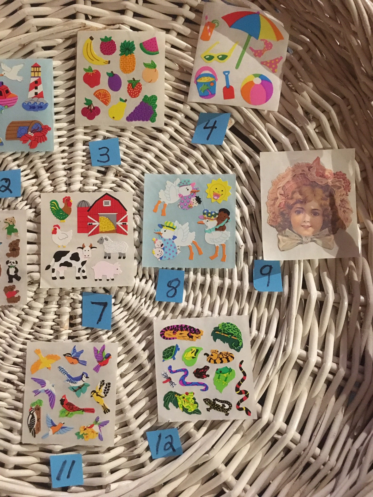 Sandylion Vintage Stickers 80s and 90s Cars Happy Face Birds Animals ...