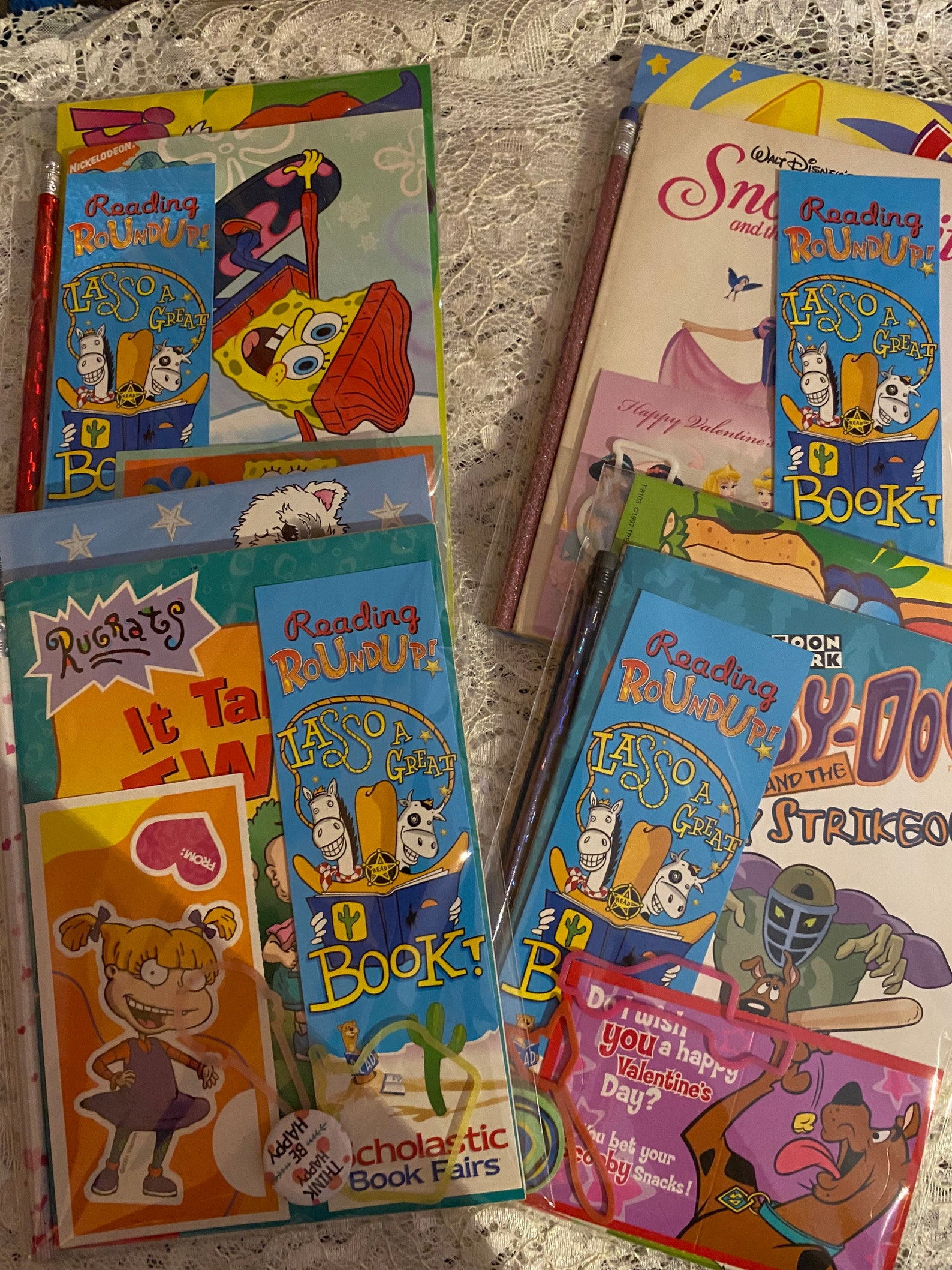 90s Retro Scholastic Book Fair Bundle, Vintage Stickers & Bookmark ...