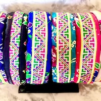 Hmong Girl Hair Clip Hmong Padao Hair Bow Headband Hmong Gift Hmong Art ...