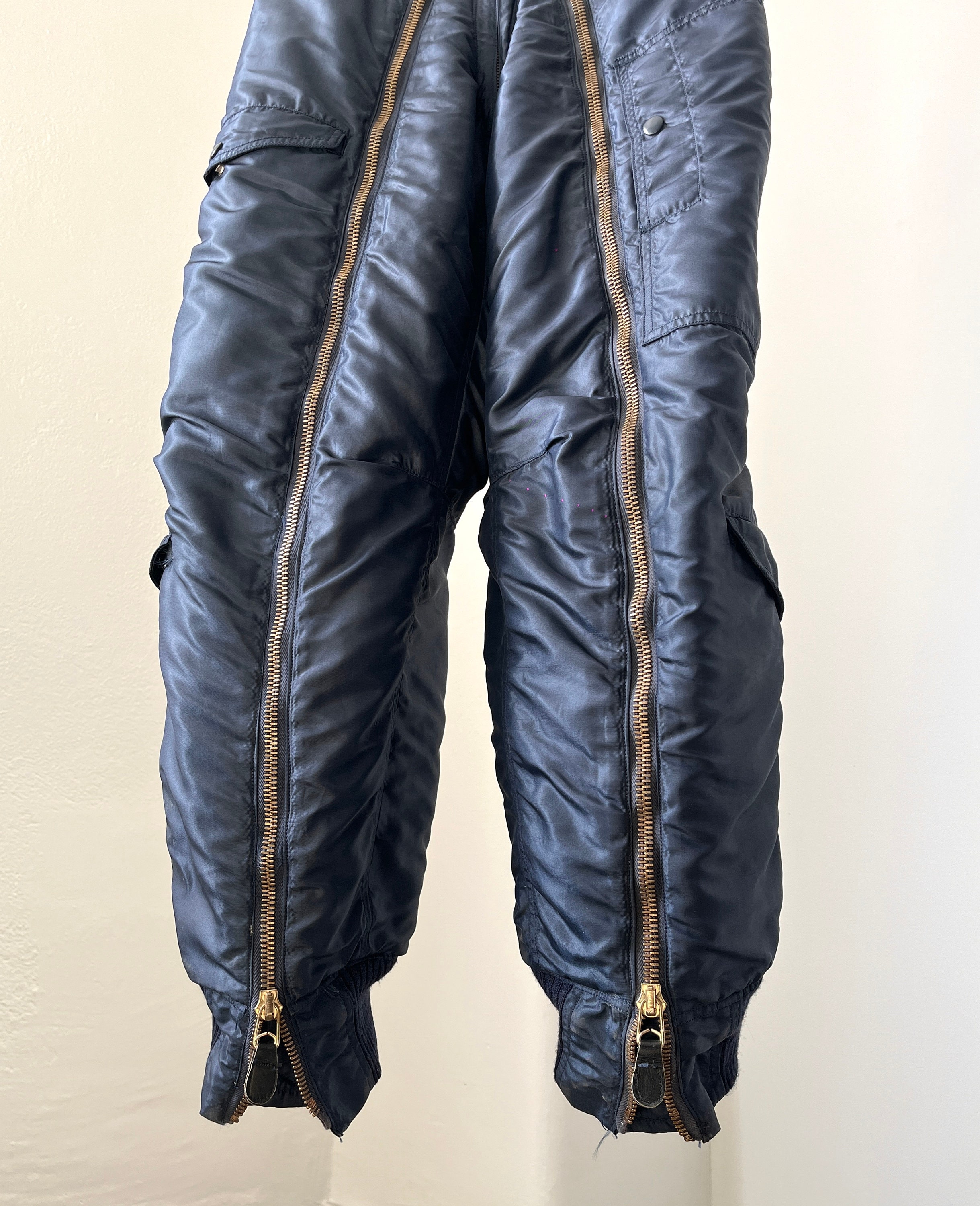 US Air Force Navy Blue Colored Padded Overall With Double - Etsy