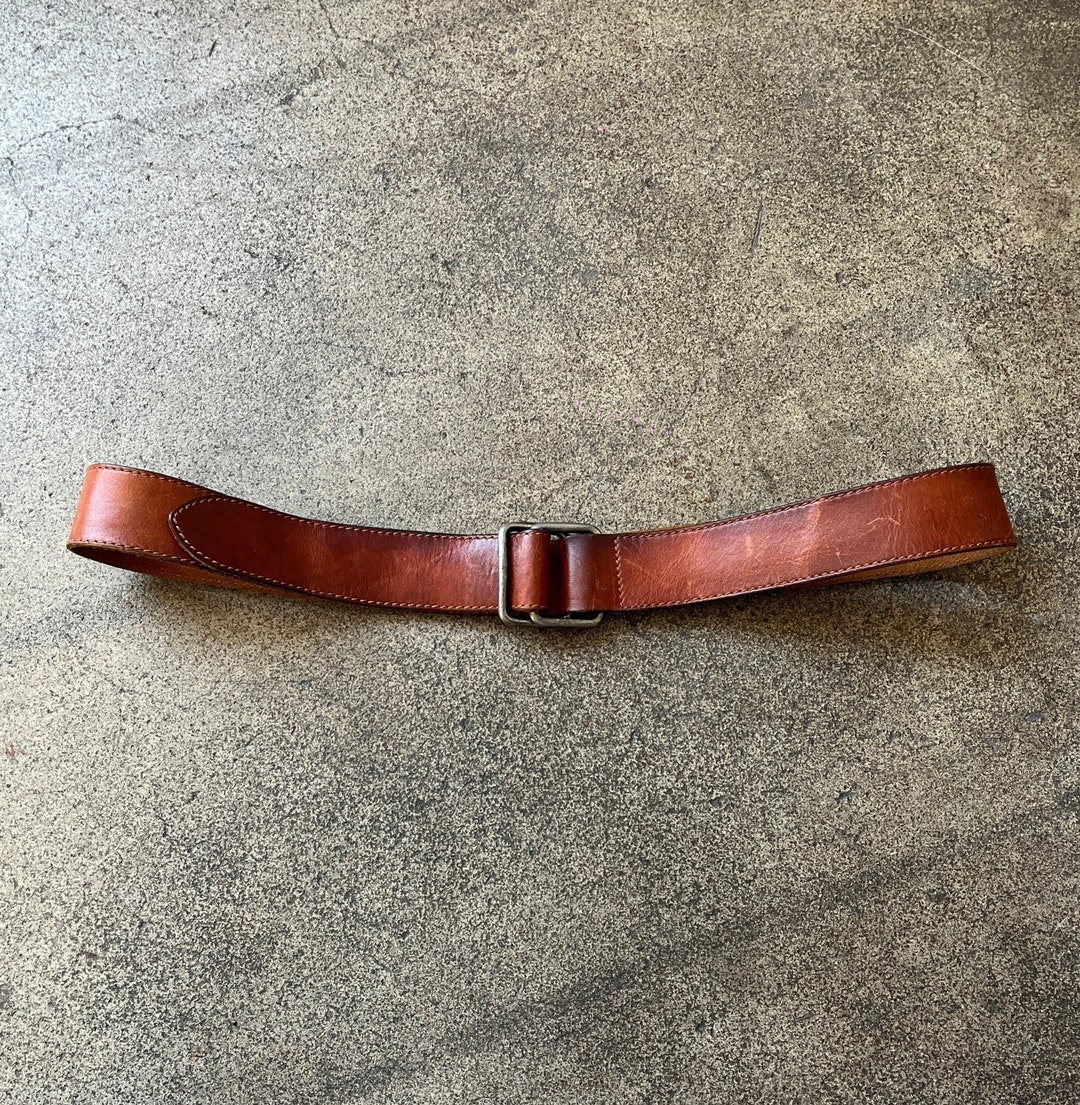 Cognac Tan Double D-ring Belt From Banana Republic / Size M - Etsy