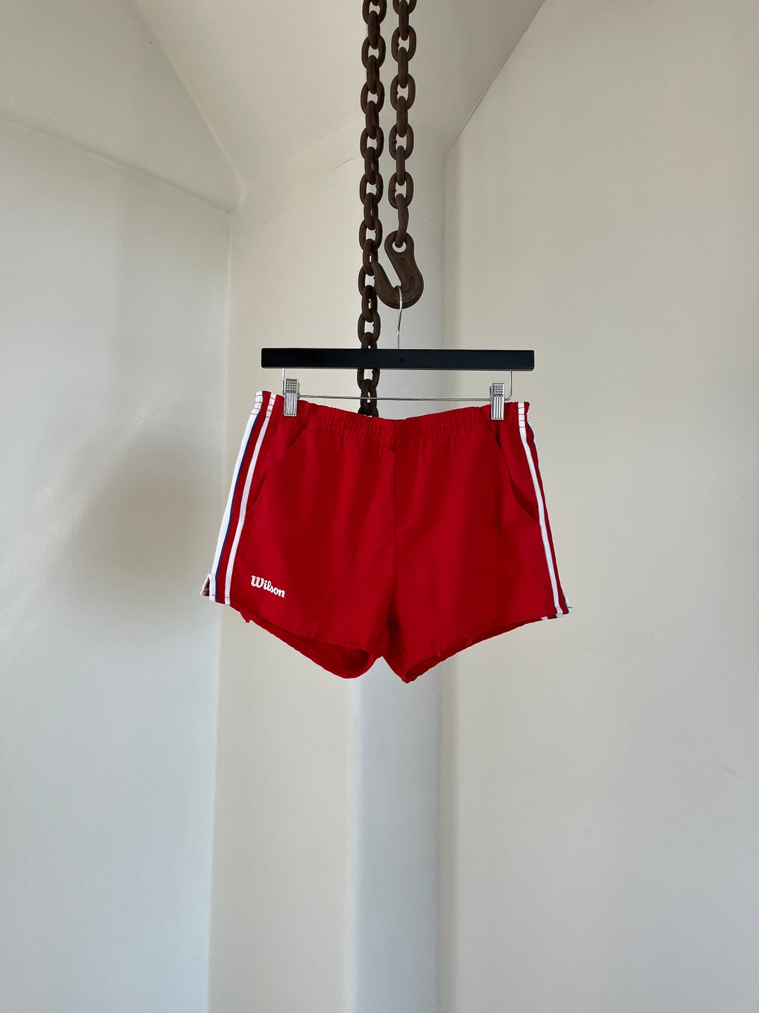 Wilson Athletic Tennis Red Micro Shorts / Size S - Etsy