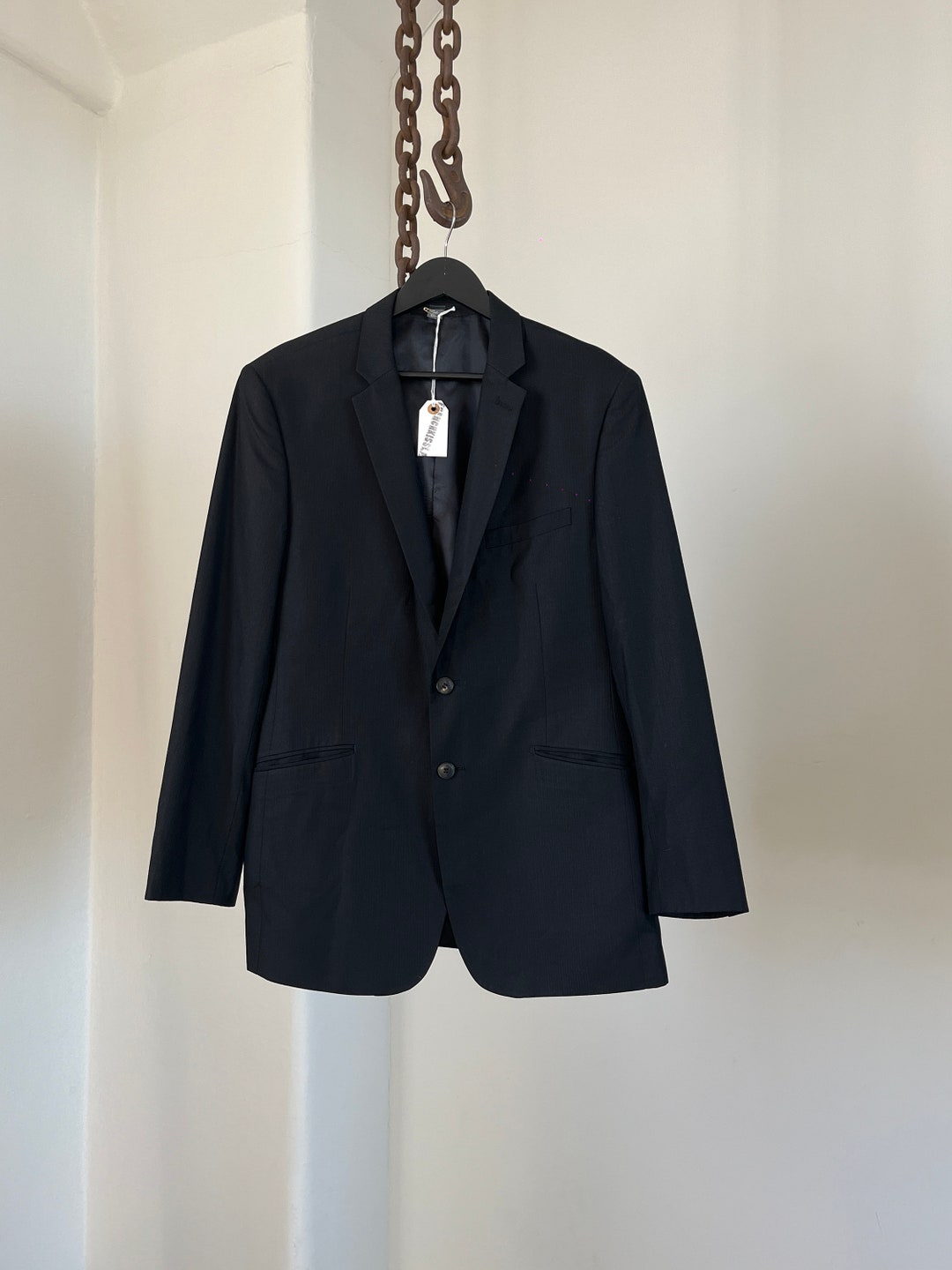 French Black Tailoring Jacket "alain Dupetit Paris" - Light Weight ...