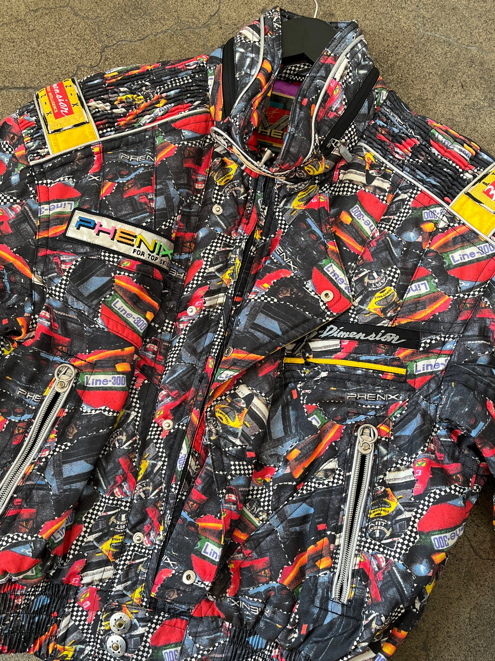 Phenix Ski Allover Printed Outdoor Ski Nylon Jacket - Etsy