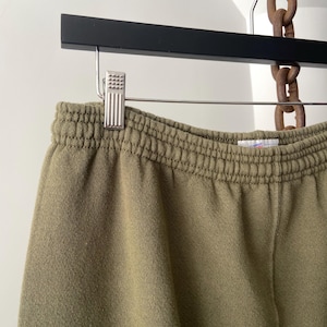 Vintage Olive Green USMC Marine Elastic Waist Cuff Sweatpants Soffe Tag ...