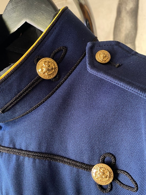 Royal Blue High School ROTC Military Jacket - Gem