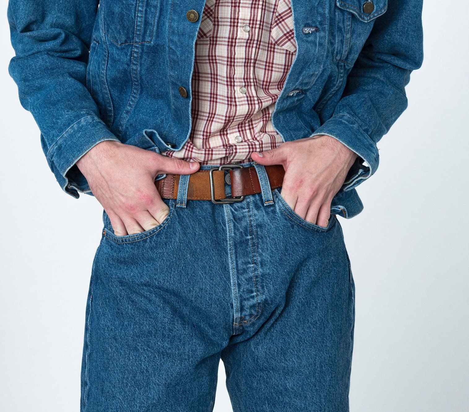 Cognac Tan Double D-ring Belt From Banana Republic / Size M - Etsy