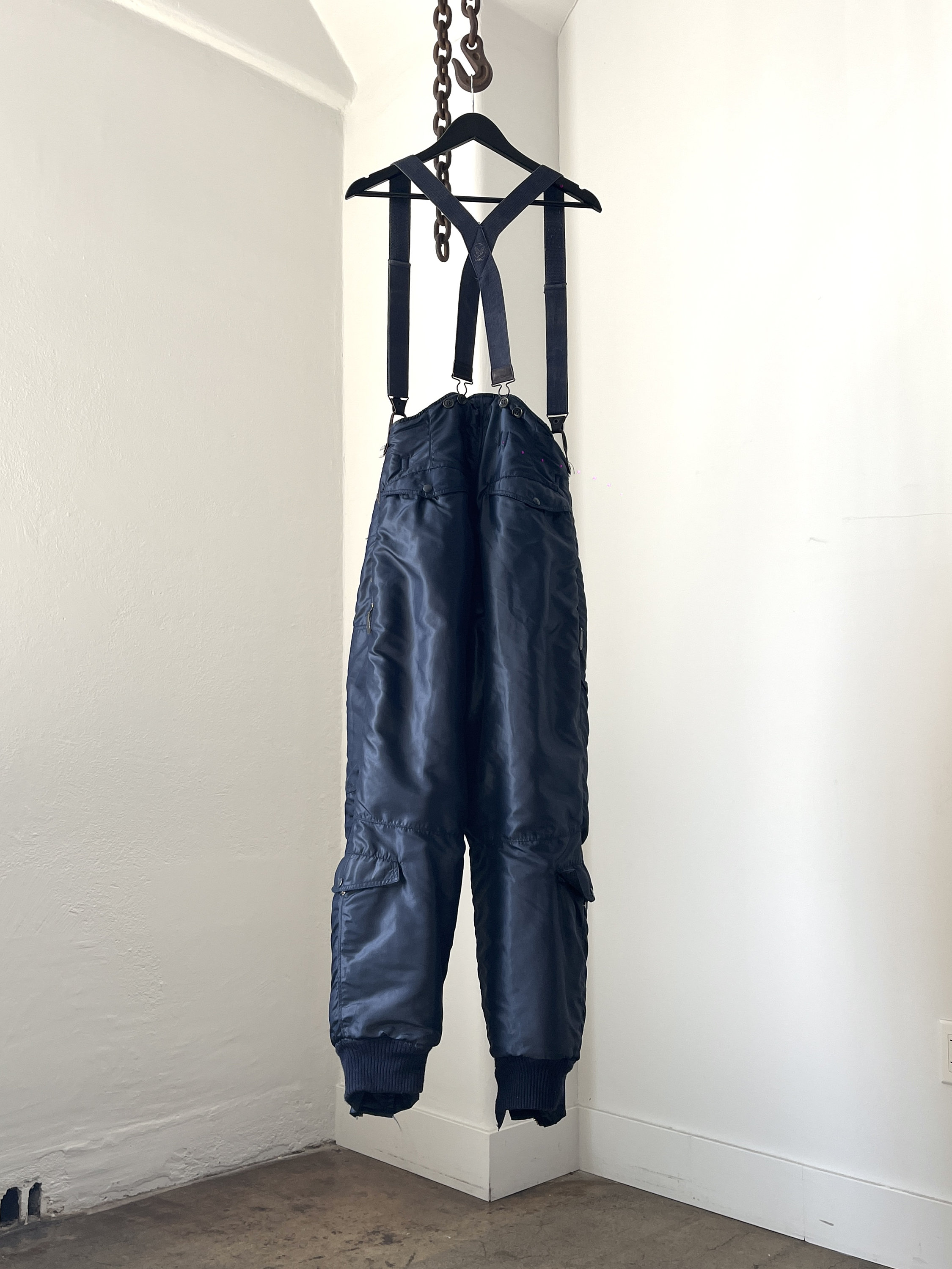 US Air Force Navy Blue Colored Padded Overall With Double - Etsy