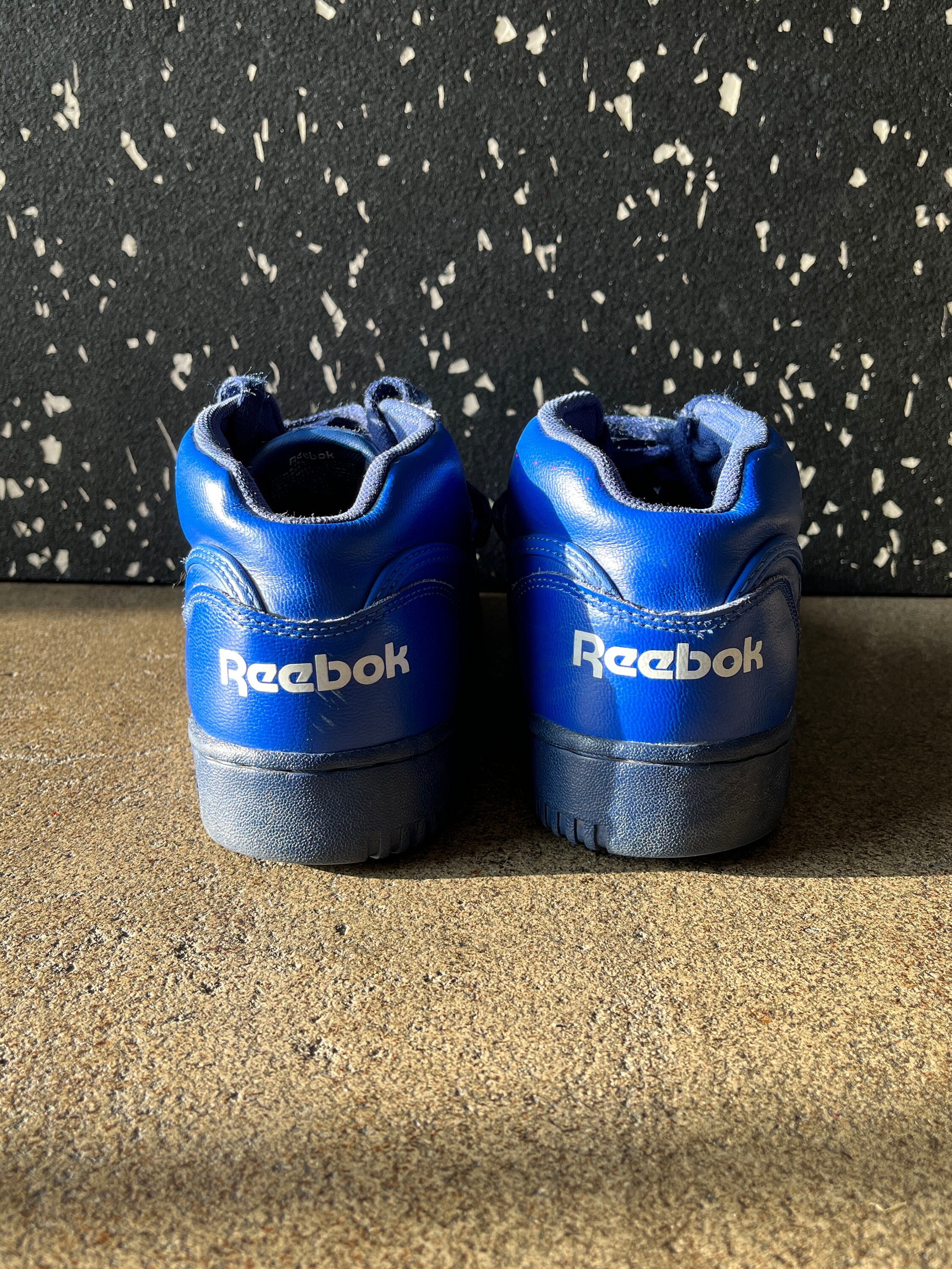 Electric Blue Reebok Trainers With Front Top Scratch / Size USA 6 - Etsy