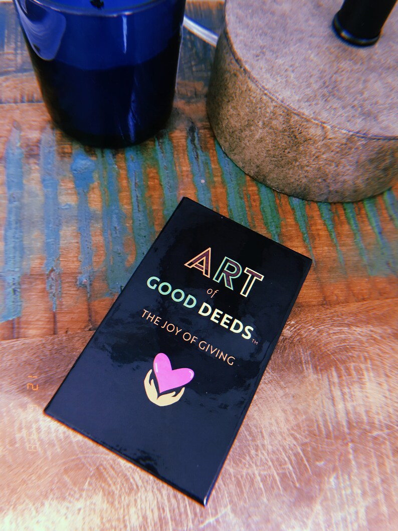 The Art of Good Deedsthe Joy of Giving Philanthropy Cards - Etsy