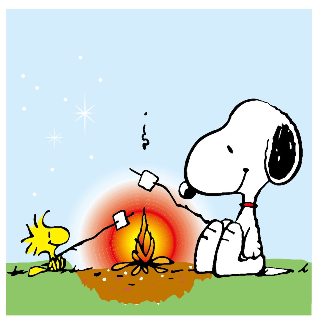 Snoopy Woodstock Fire - Etsy