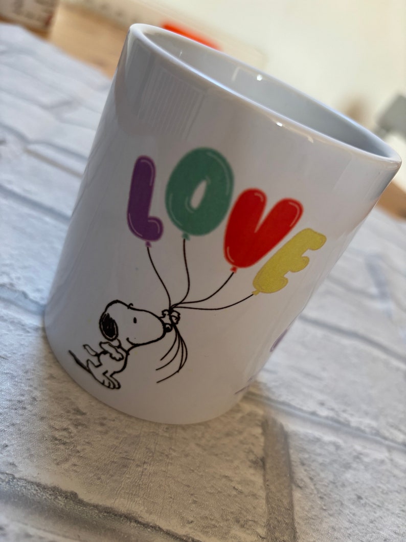 Personalised Snoopy Mug - Etsy