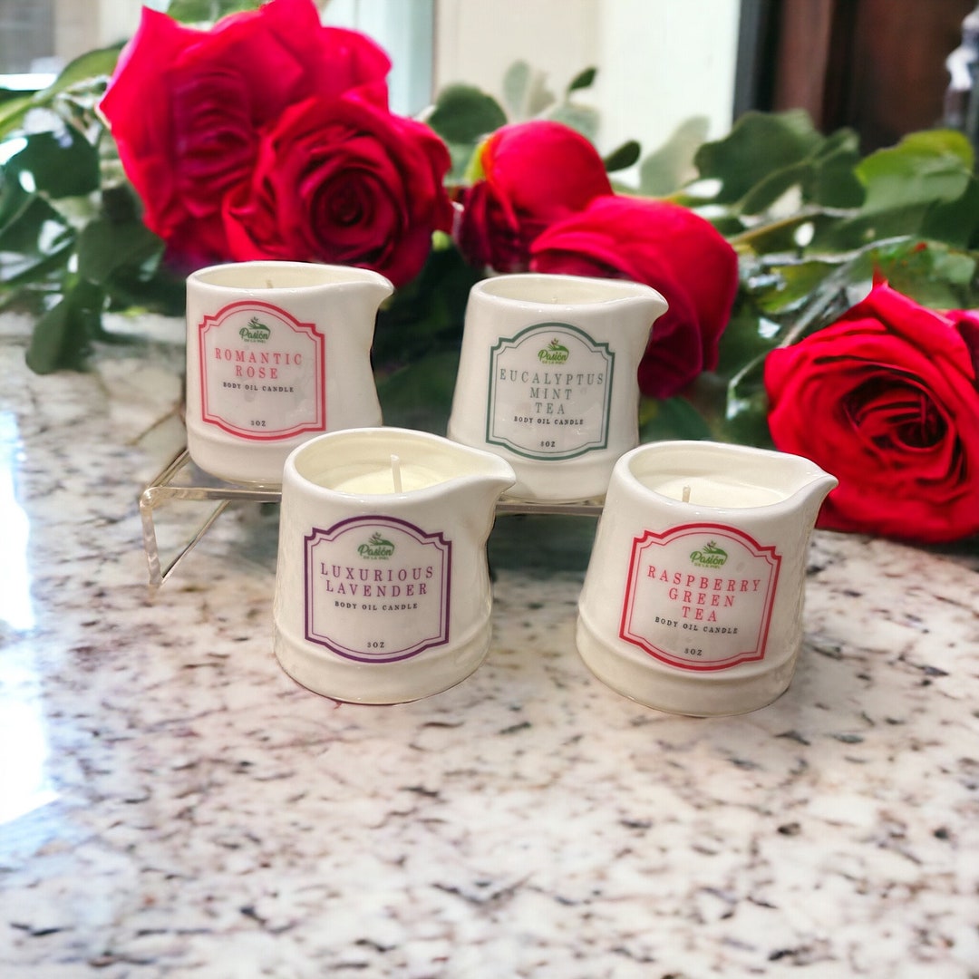 Body Oil Candle - Etsy