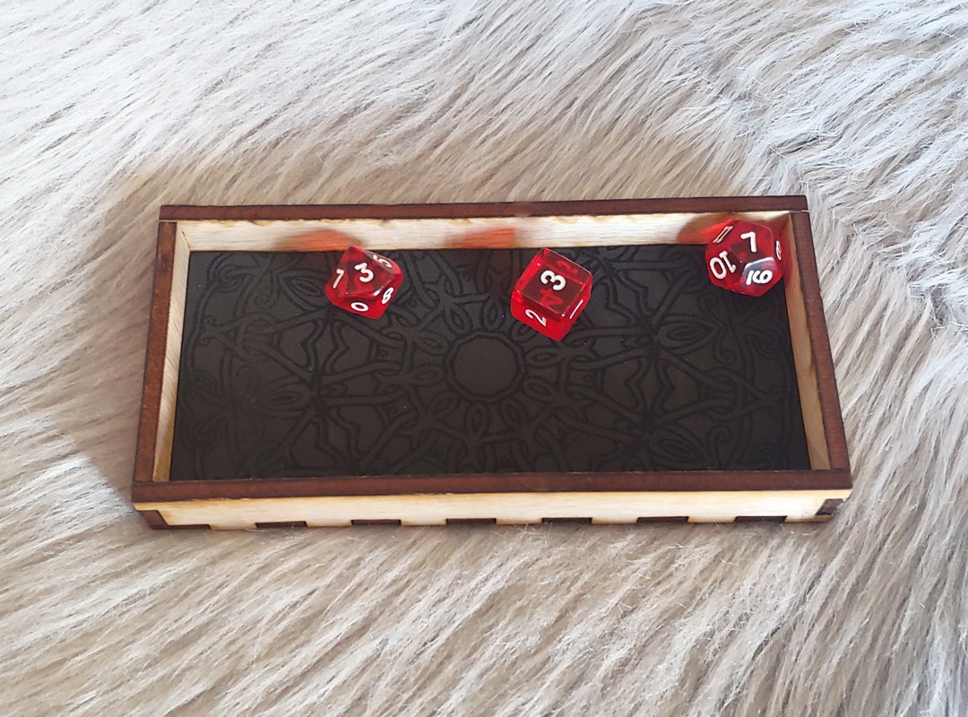 Tranquil Mandala, Dice Rolling Tray, Personalized for Free, Dice Box ...