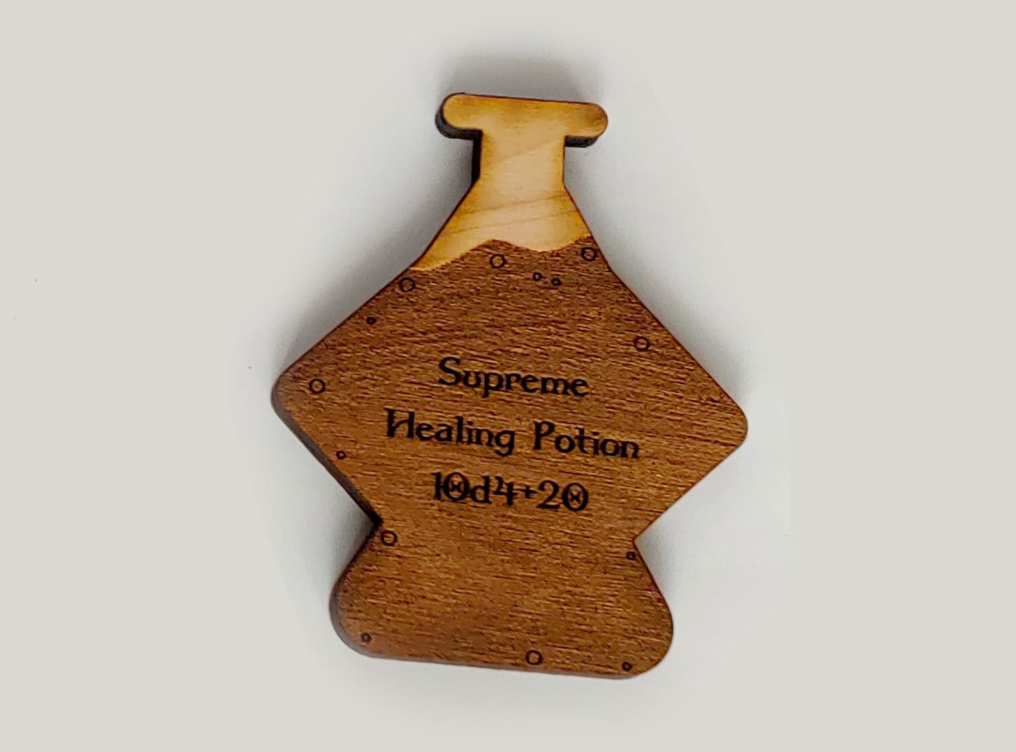 8 Dnd Potion Tokens, Wooden Potion Tokens, Dnd Healing Potion, Wooden ...