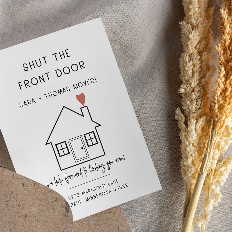 New Address Card - Etsy