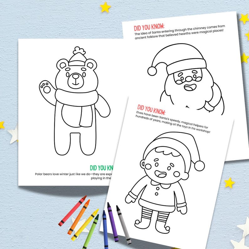Christmas Coloring Sheets | Printable Holiday Coloring Pages | Festive ...