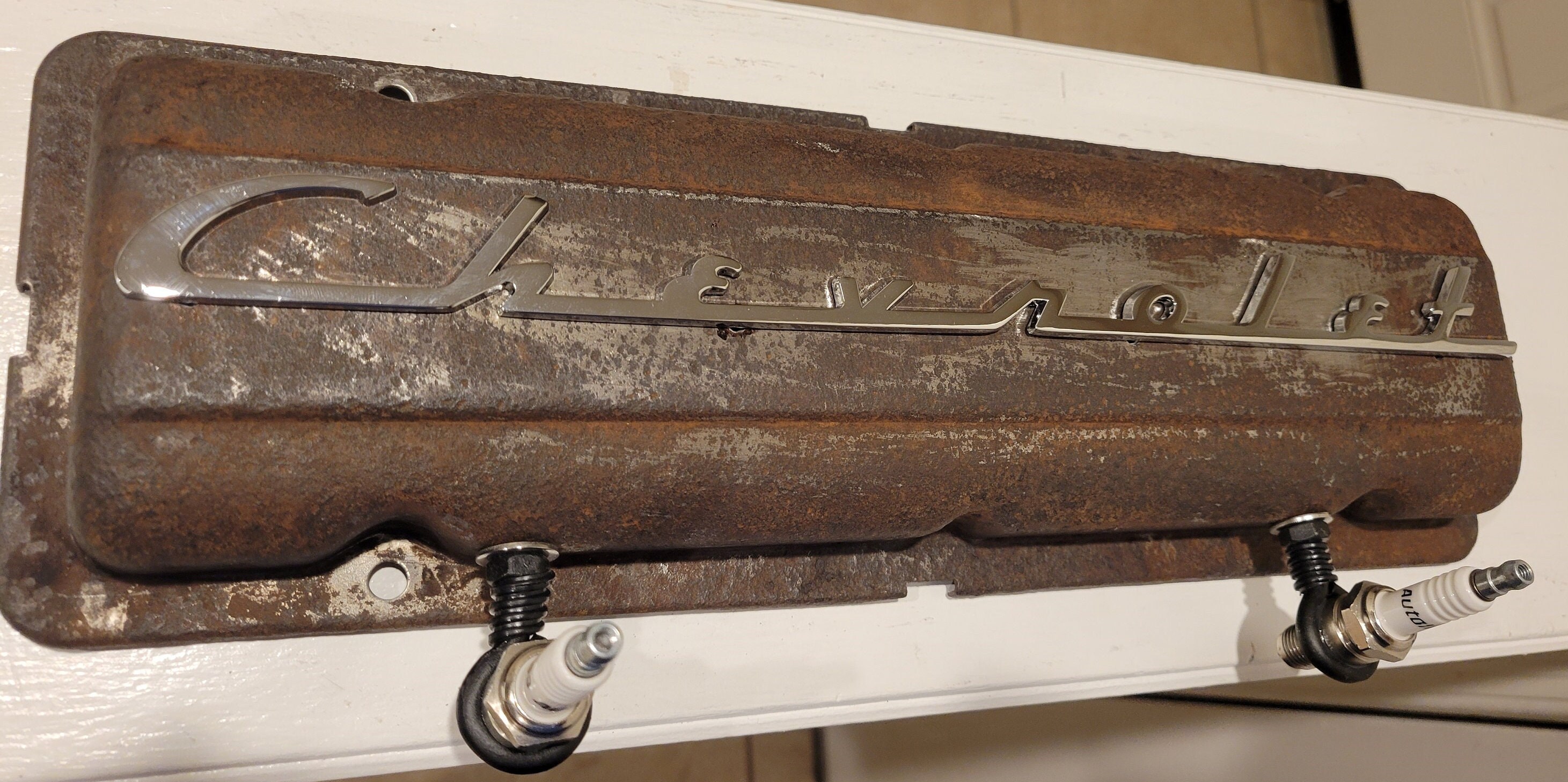 Classic Rustic Valve Cover Rack Man Cave - Etsy