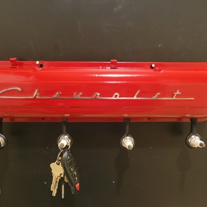 Reused Retro Chevrolet Script Valve Cover Rack Man Cave - Etsy