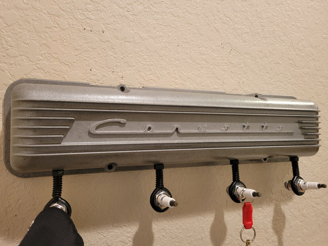 Vintage Corvette Script Valve Cover Rack Man Cave | Etsy