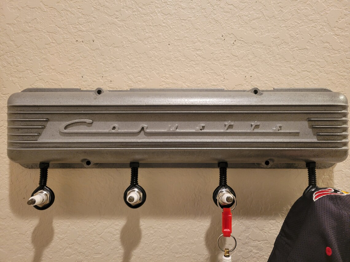 Vintage Corvette Script Valve Cover Rack Man Cave | Etsy