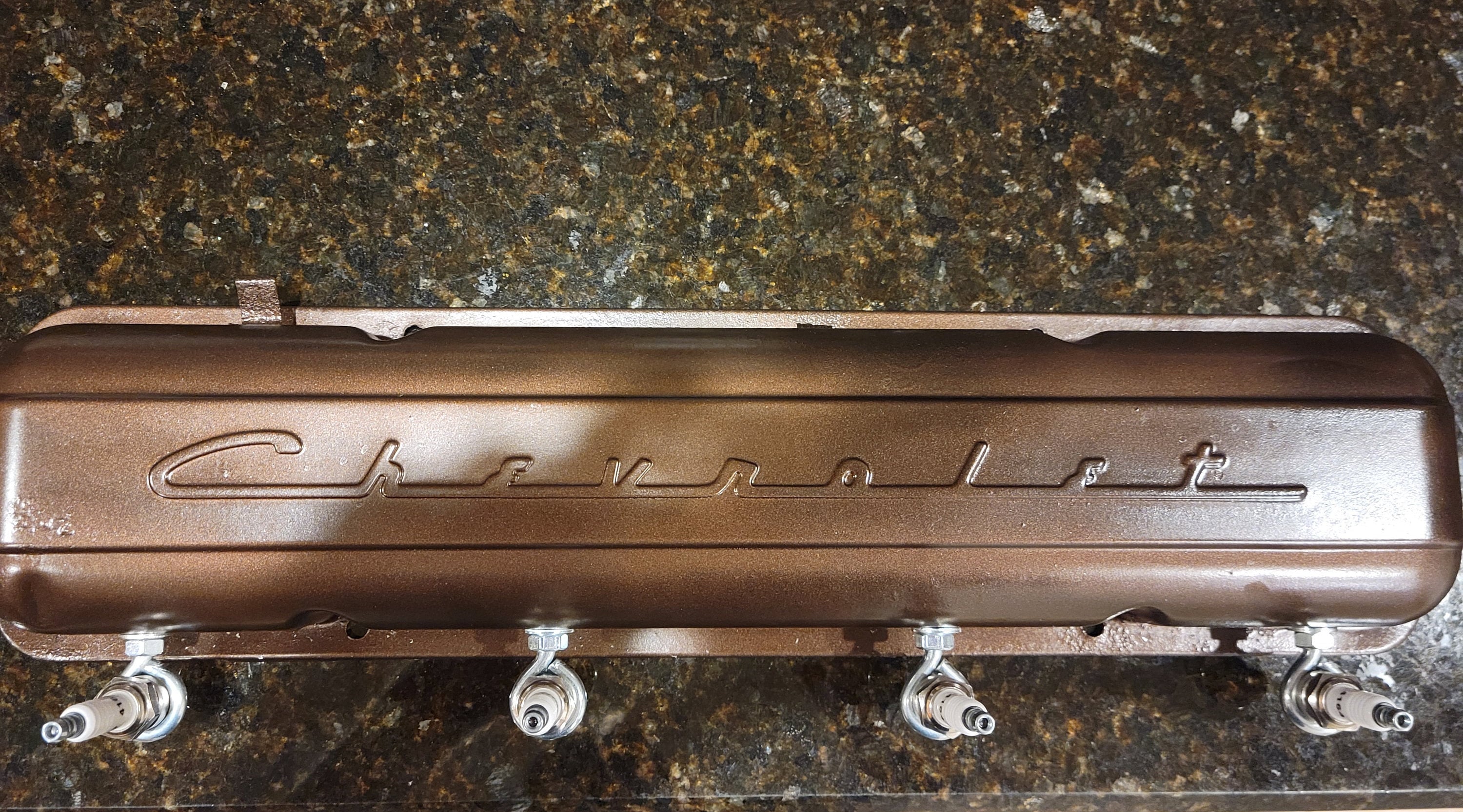Reused Old School Rustic Chevy Script Valve Cover Man Cave Rack - Etsy