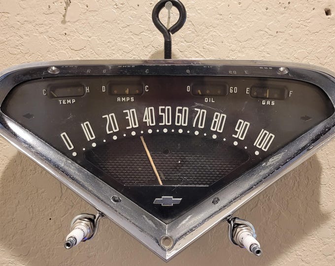 Repurposed Chevy Wall Art Decor 1950s - Etsy