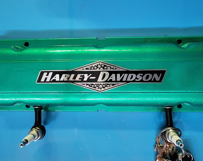 Repurposed Harley Davidson Valve Cover Spark Plug Rack Man Cave - Etsy