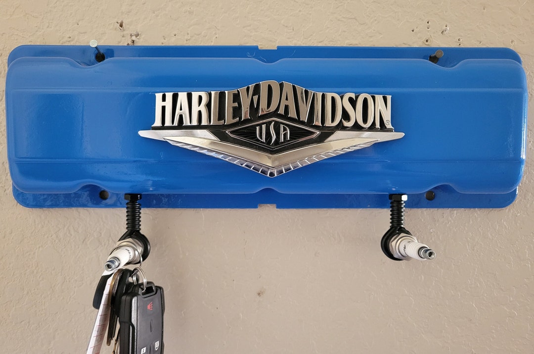 Repurposed Harley Davidson Valve Cover Spark Plug Rack Man Cave - Etsy