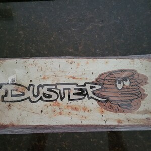 Vintage Classic Tin Duster Sign - Etsy