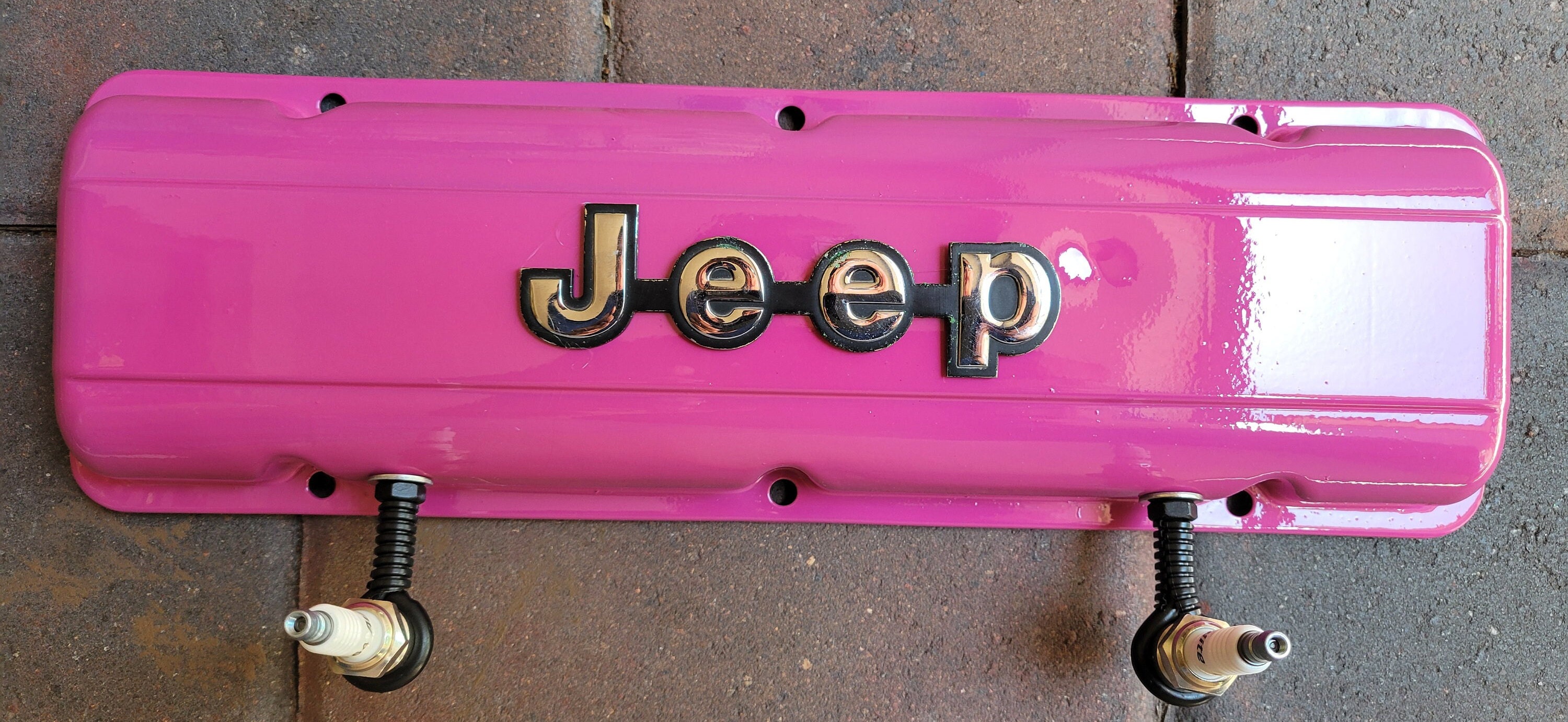 Reused Hot Pink Jeep Valve Cover Rack She Shed - Etsy