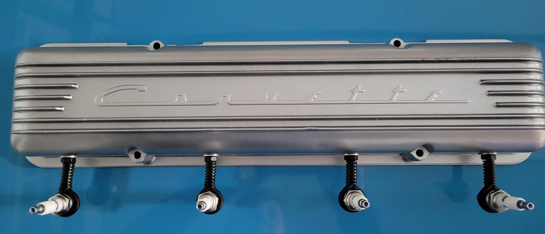 Corvette Script Valve Cover Rack Man Cave - Etsy