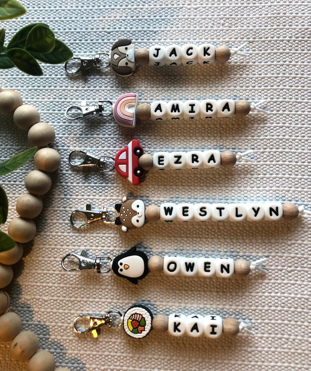 Back Pack Tag Back to School Name Tag Keychain Bag Tag Bag Charm ID ...