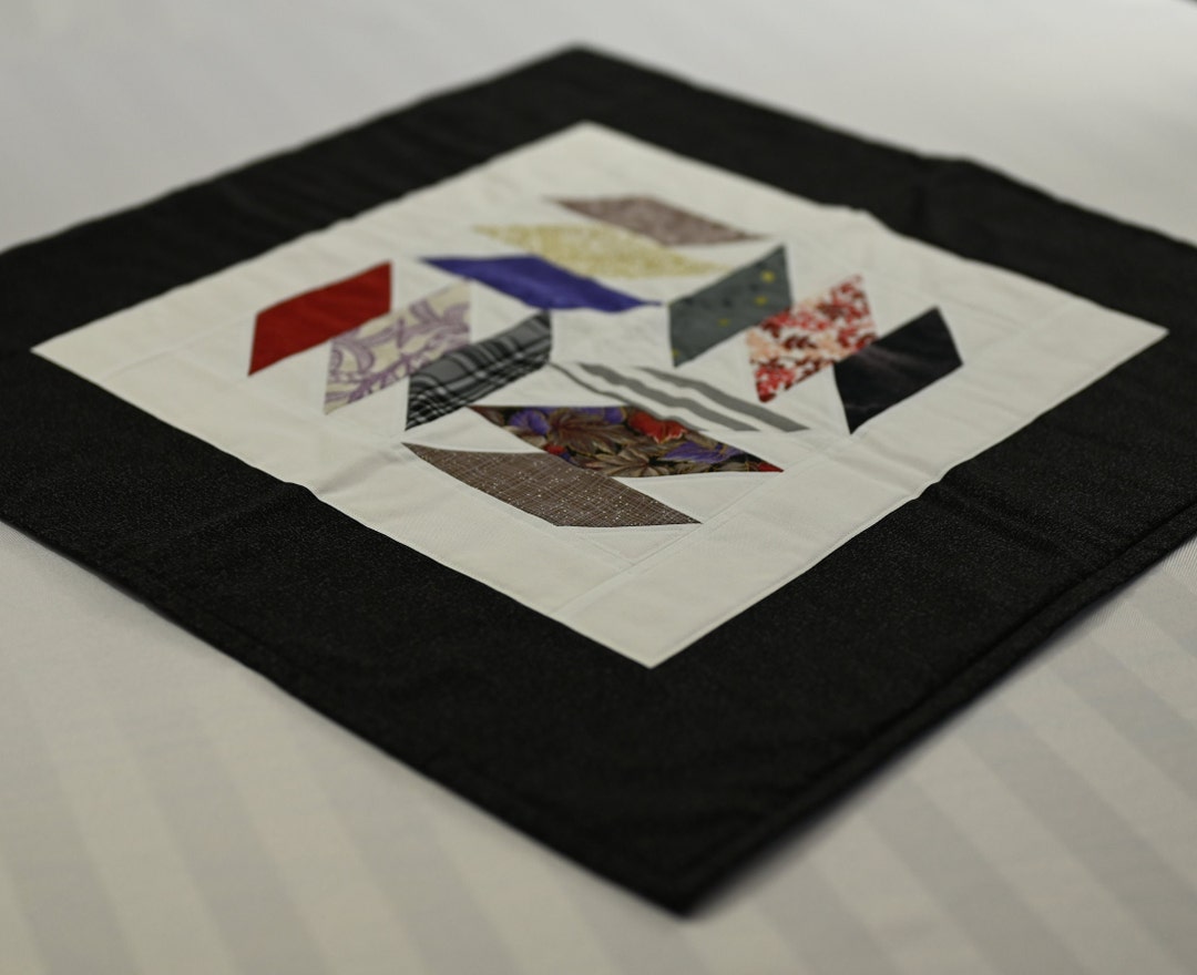 Table Topper. Square Topper. Home Decor. Table Decor. Fabric, Quilted ...