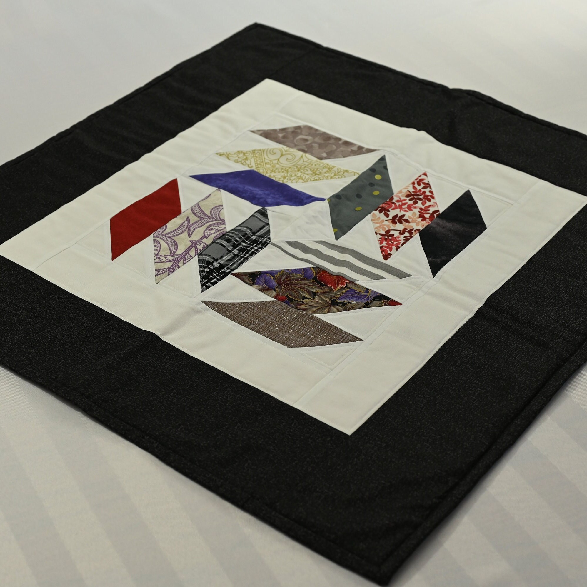 Table Topper. Square Topper. Home Decor. Table Decor. Fabric, Quilted ...