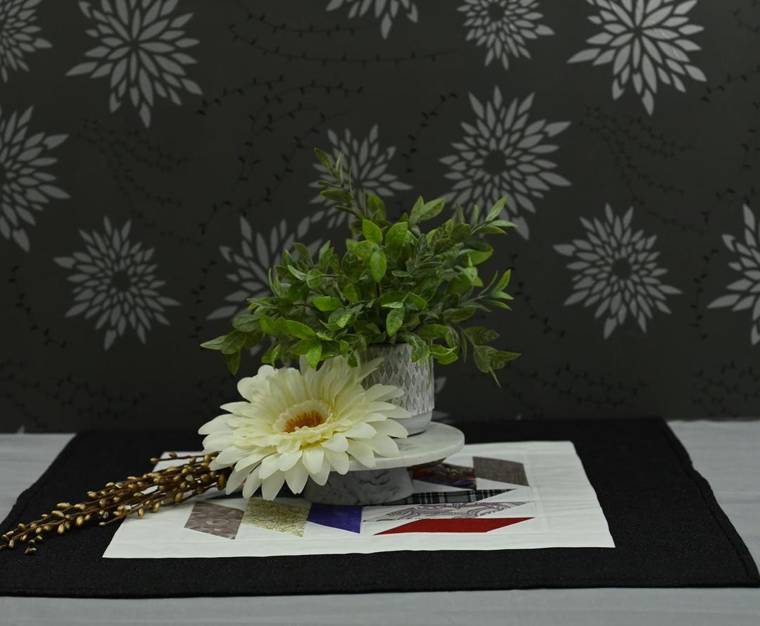 Table Topper Square Runner Home Decor Material Table Centerpiece ...