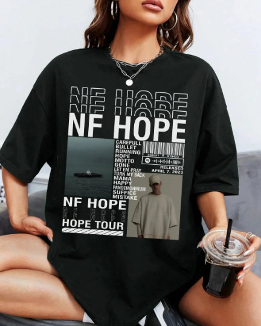 NF Hope Album Shirt, NF Hope Tour 2024 T-shirt, NF Fan Gifts Shirt, Nf ...