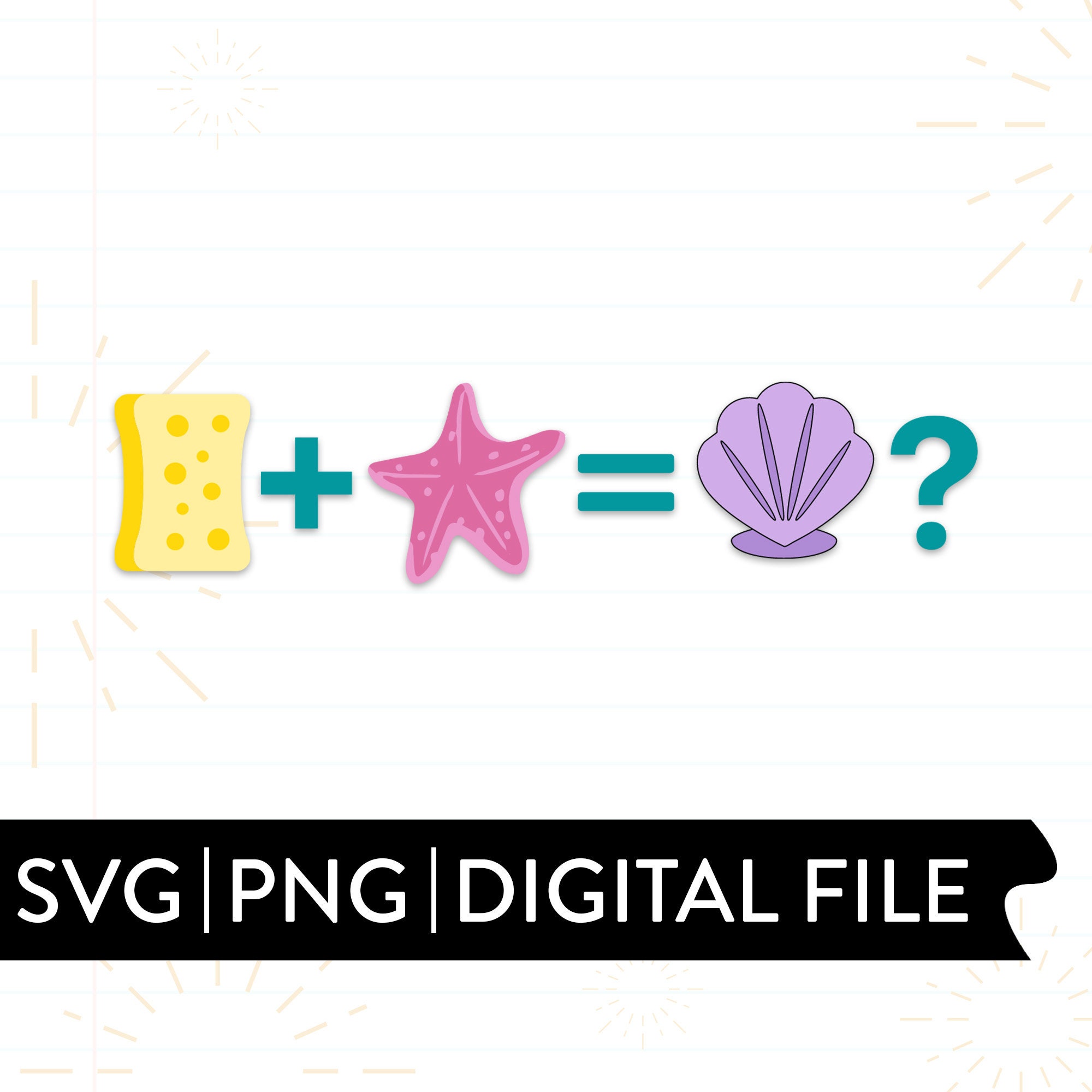 Sponge+starfish=clam? SVG, Spongebob Cricut, Fun Svg, Cricut Cut File ...