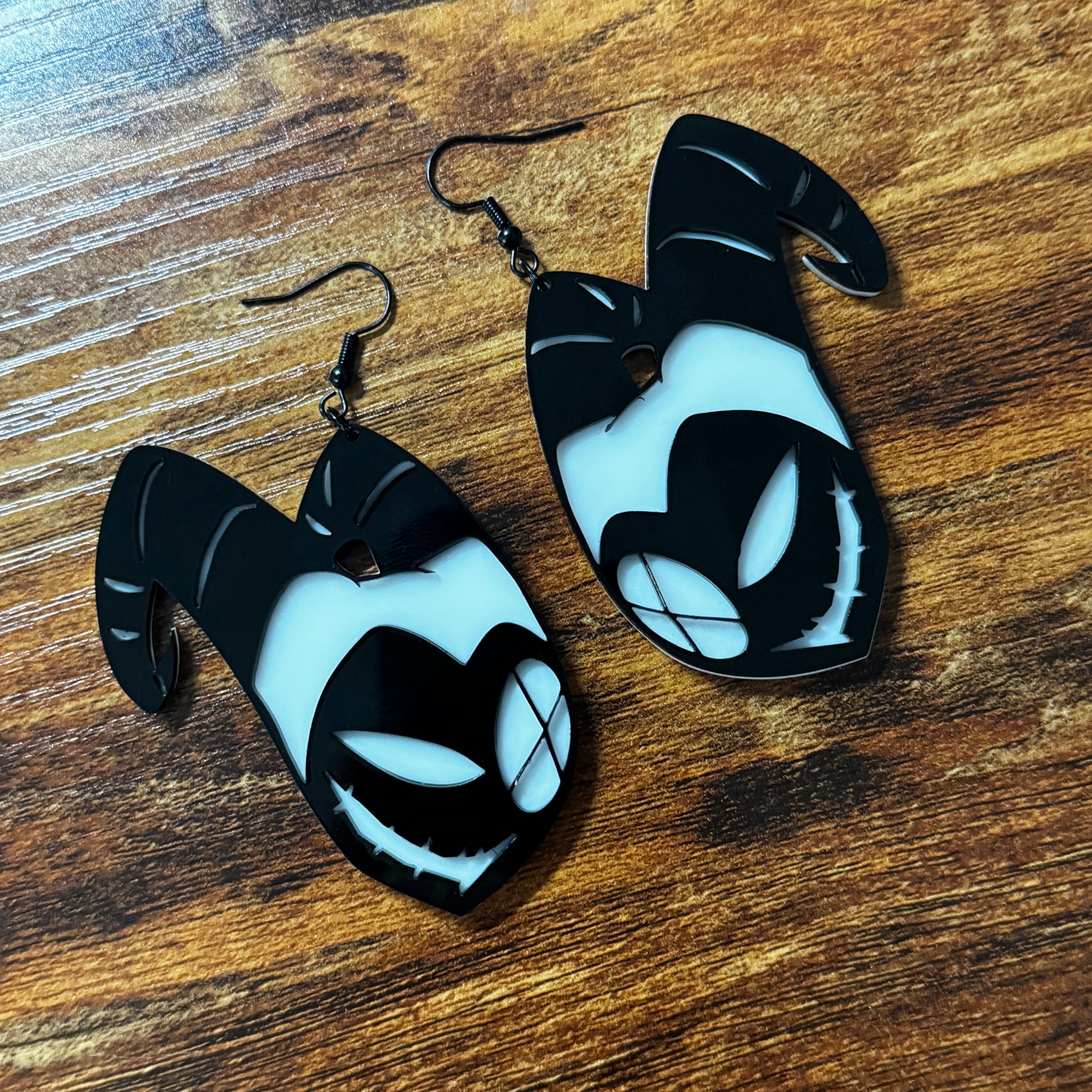 Hazbin Hotel Lute Mask Fan Art Earrings for Fans Cosplay - Etsy Canada