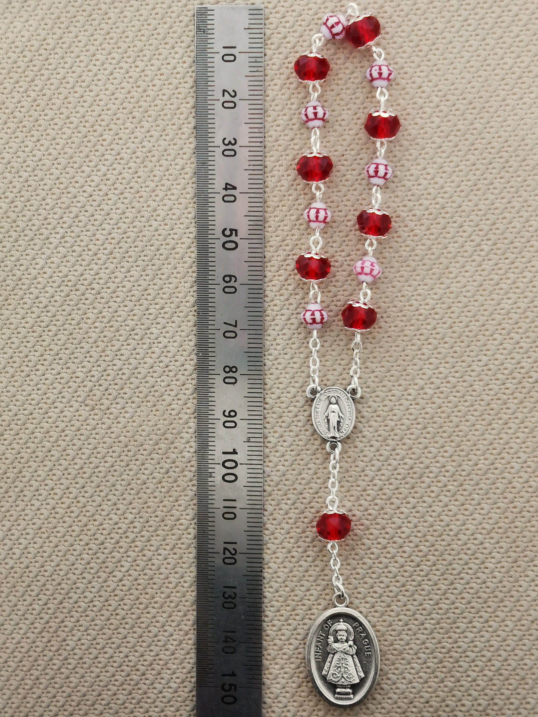 Chaplet of the Infant Jesus of Prague With Czech Glass Beads - Etsy