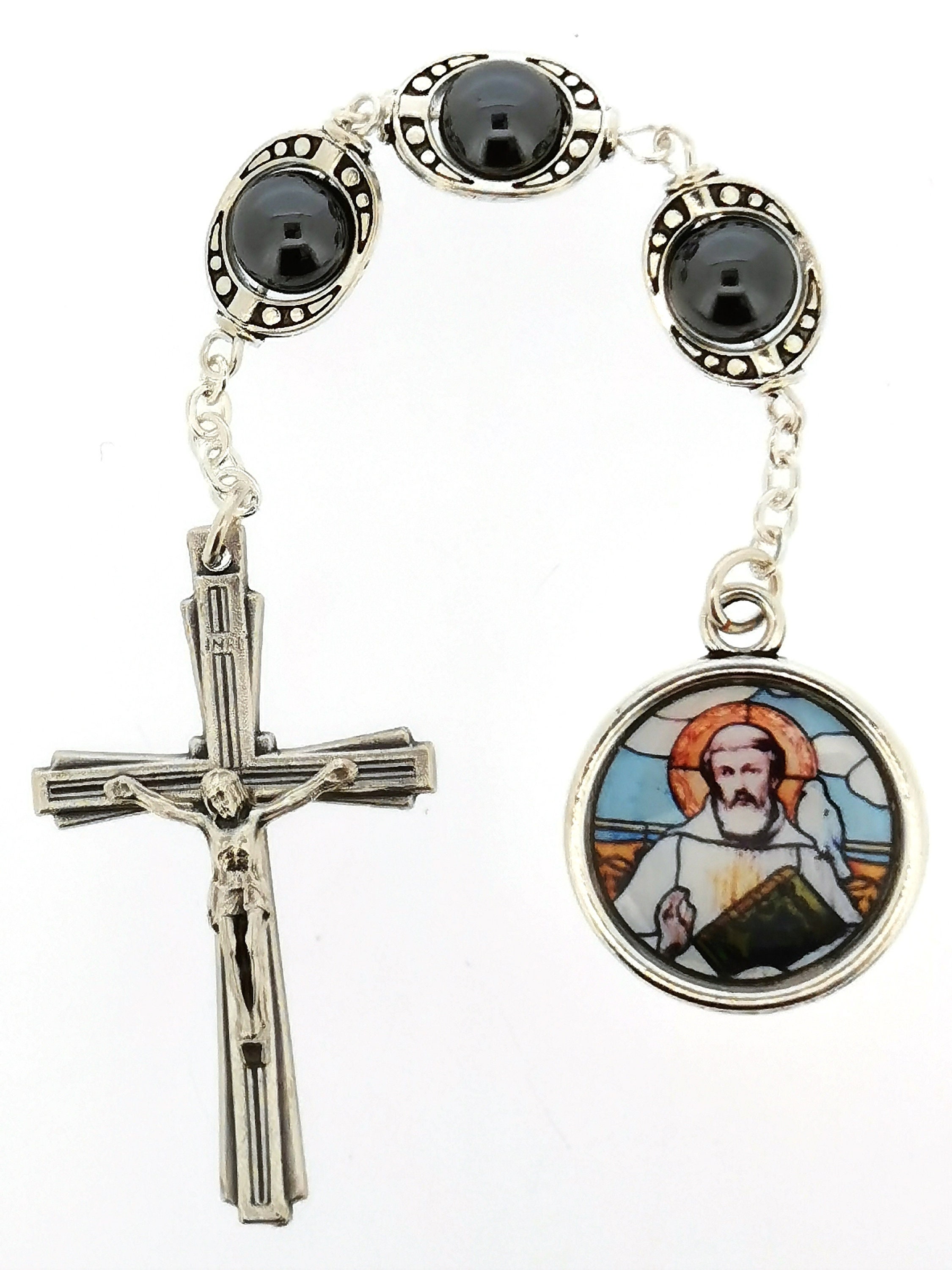 St Columbanus, Patron Saint of Motorcyclists Three Hail Mary Chaplet - Etsy