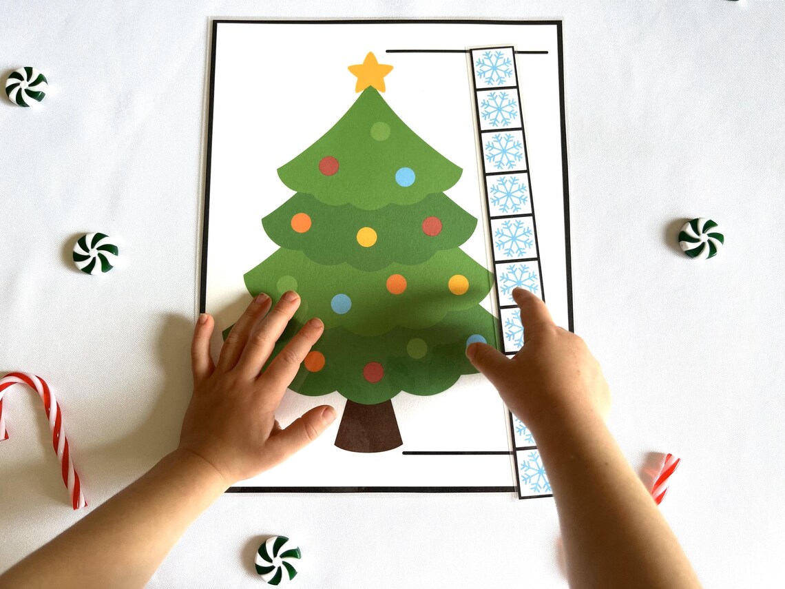 Christmas Measuring Activity for Christmas Holidays and Winter - Etsy